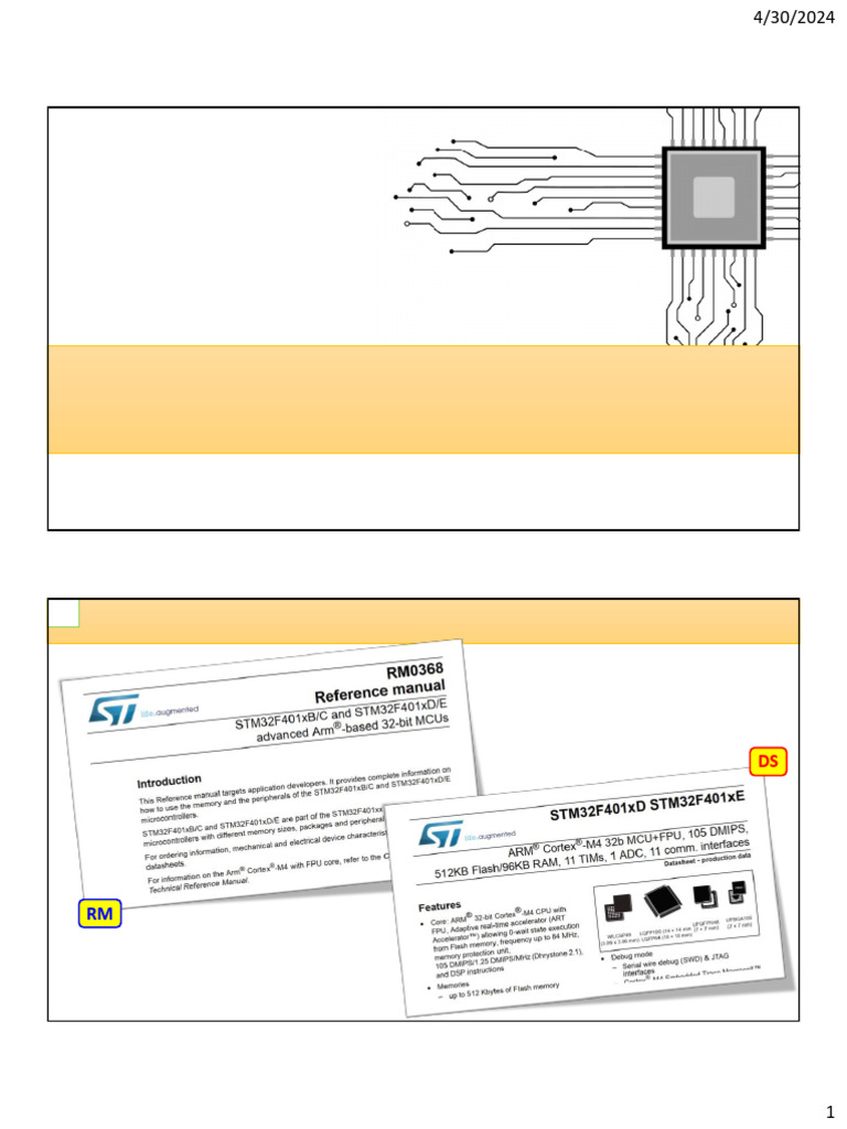 14-STM32F401RE+GPIO Microprocessor Course Shahid Beheshti | PDF | Computer Architecture | Computing