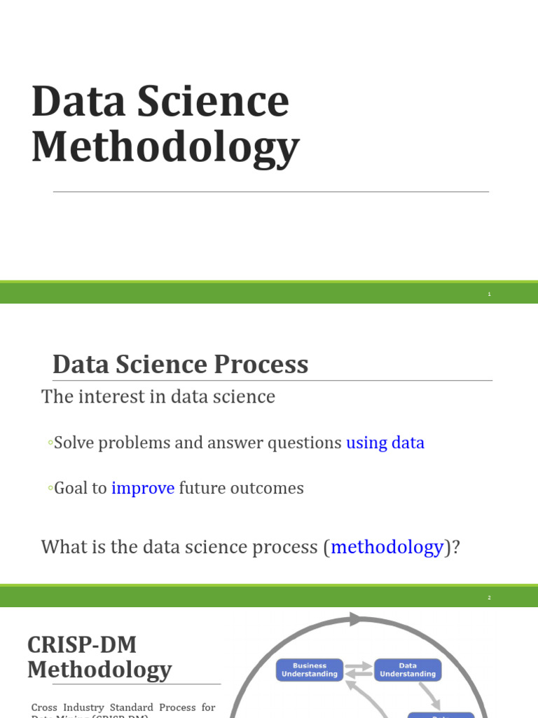 Data Science Methodology | PDF | Data Science | Methodology