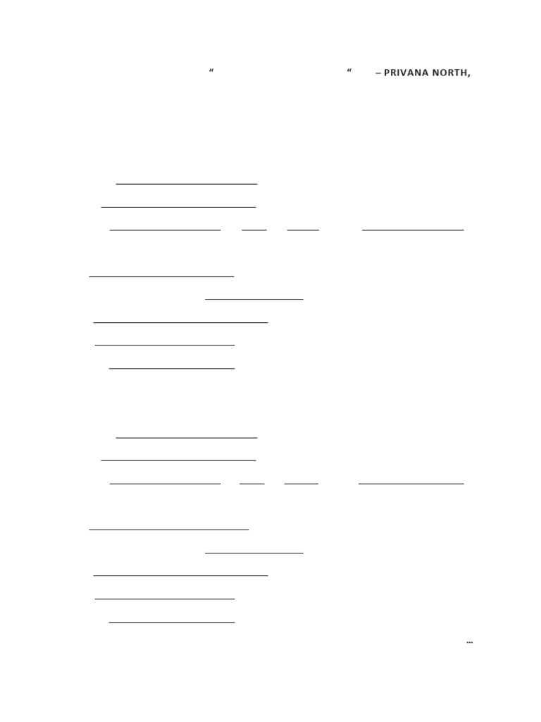 EOI Form - DLF - Privana North | PDF