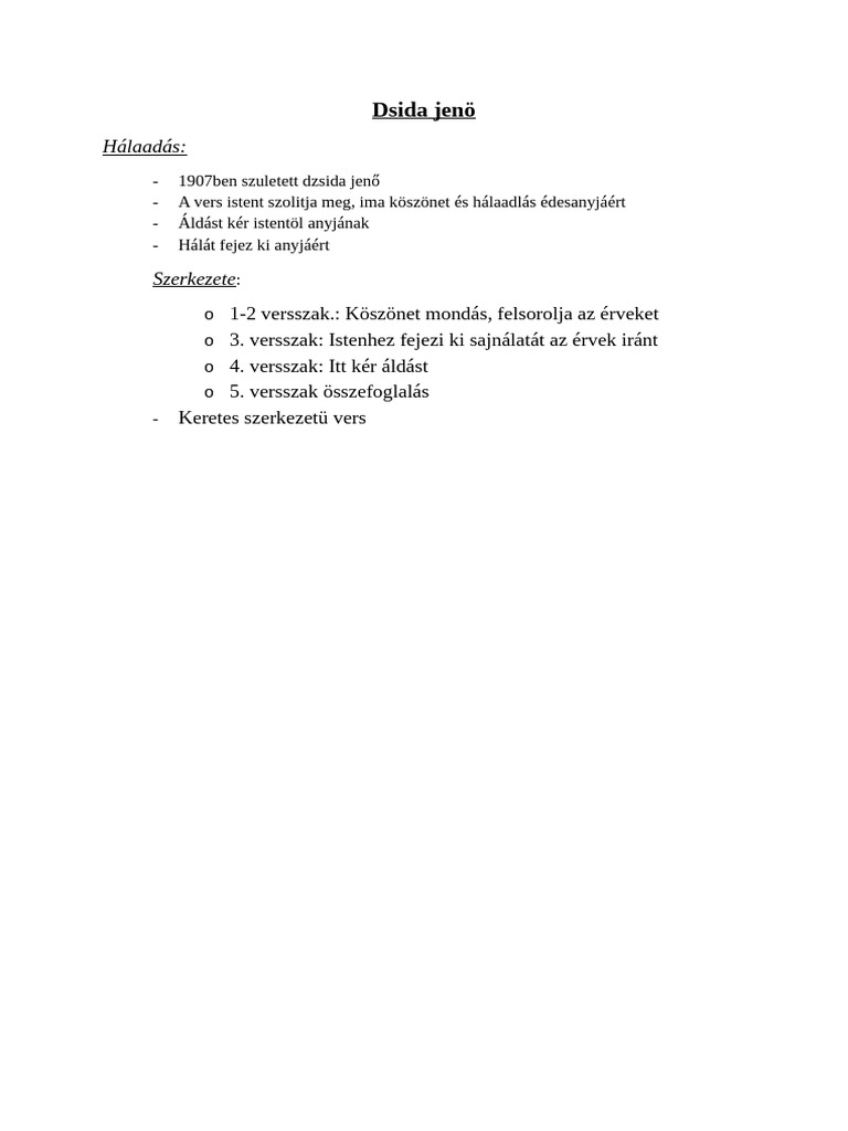 Dsida Jenö | PDF