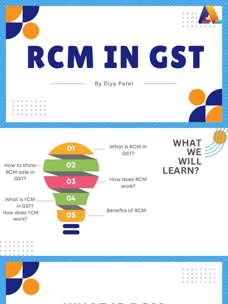 Understanding RCM and FCM in GST | PDF