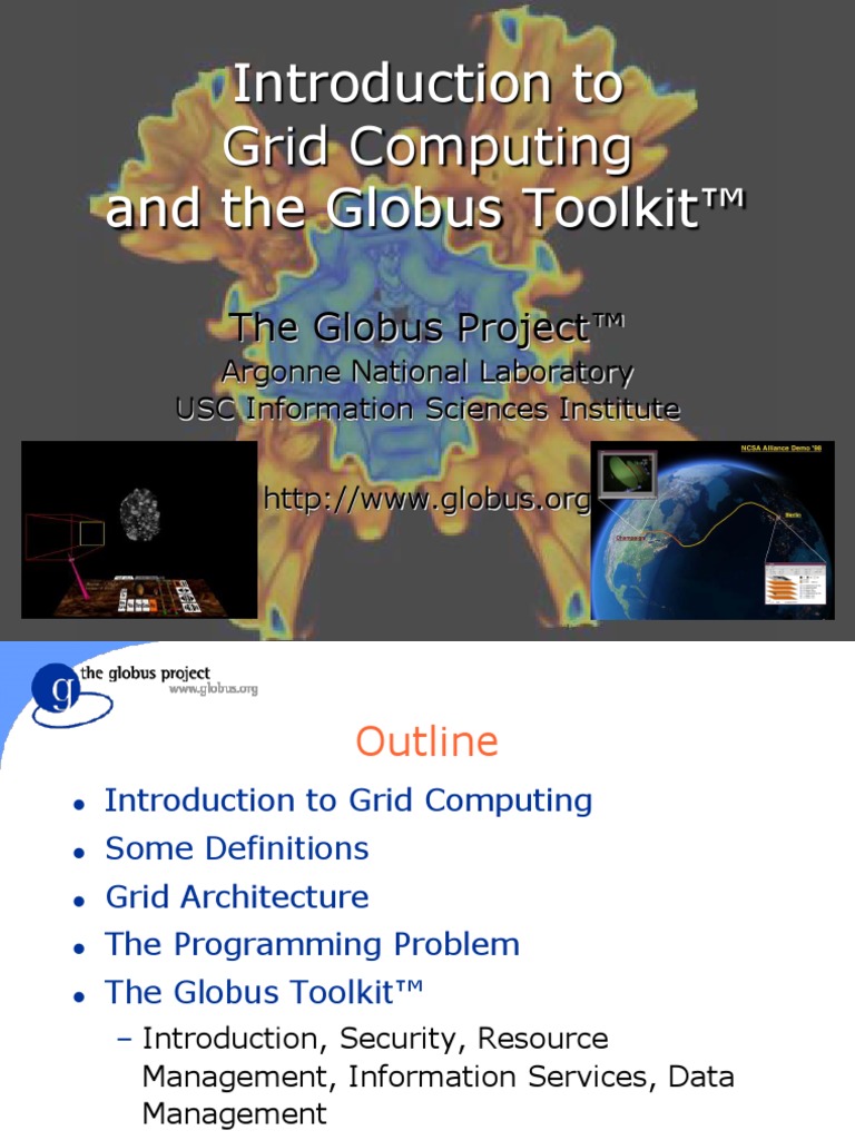 Introduction To Grid Computing And The Globus Toolkit™ Pdf Grid Computing Communications