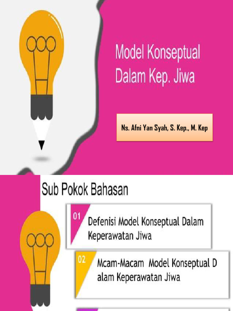 2. PPT Model Konseptual Kep Jiwa | PDF