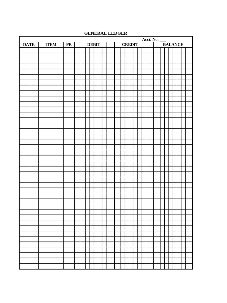 Ledger Journal Trial Balance | PDF