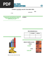 Ductile Iron Pipe Inside Diameter Chart | PDF | Pipe (Fluid Conveyance ...