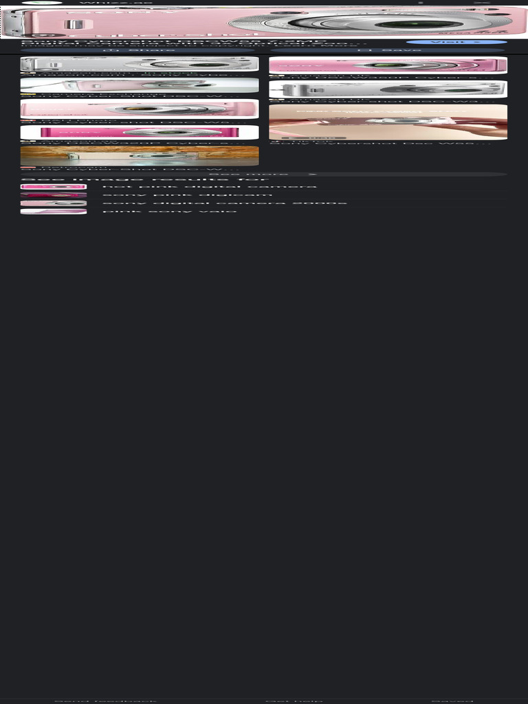 Sony Pink Digital Camera - Google Search | PDF