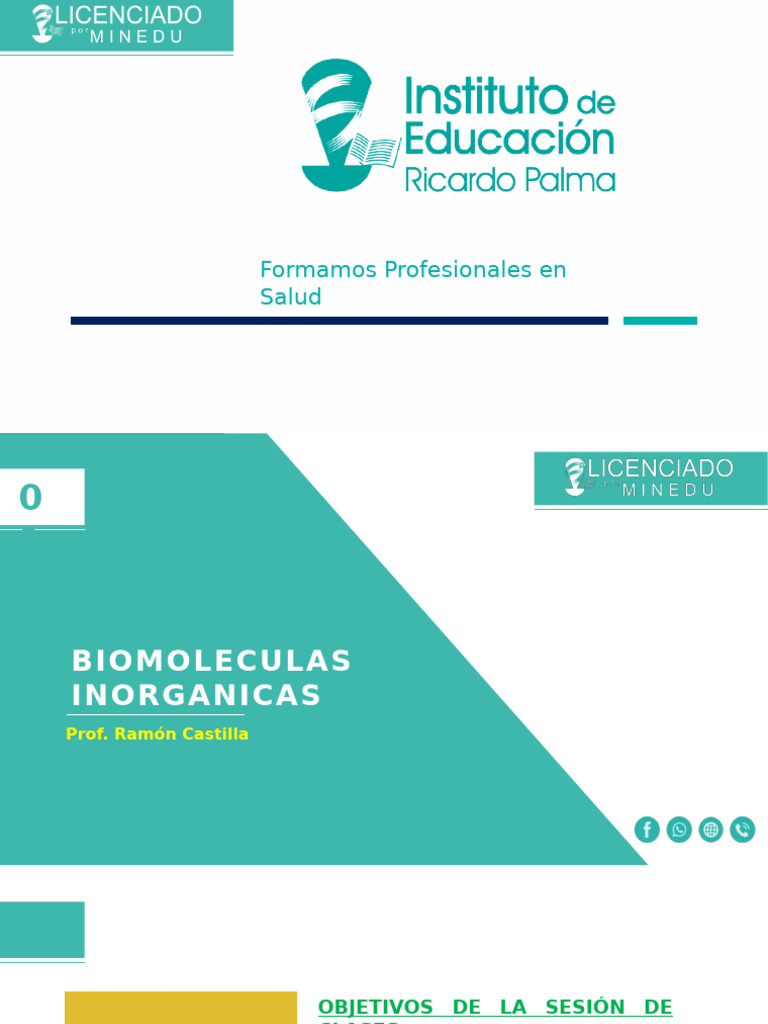 03 SEMANAs BIOMOLECULAS INORGANICAS (1) 2 | PDF