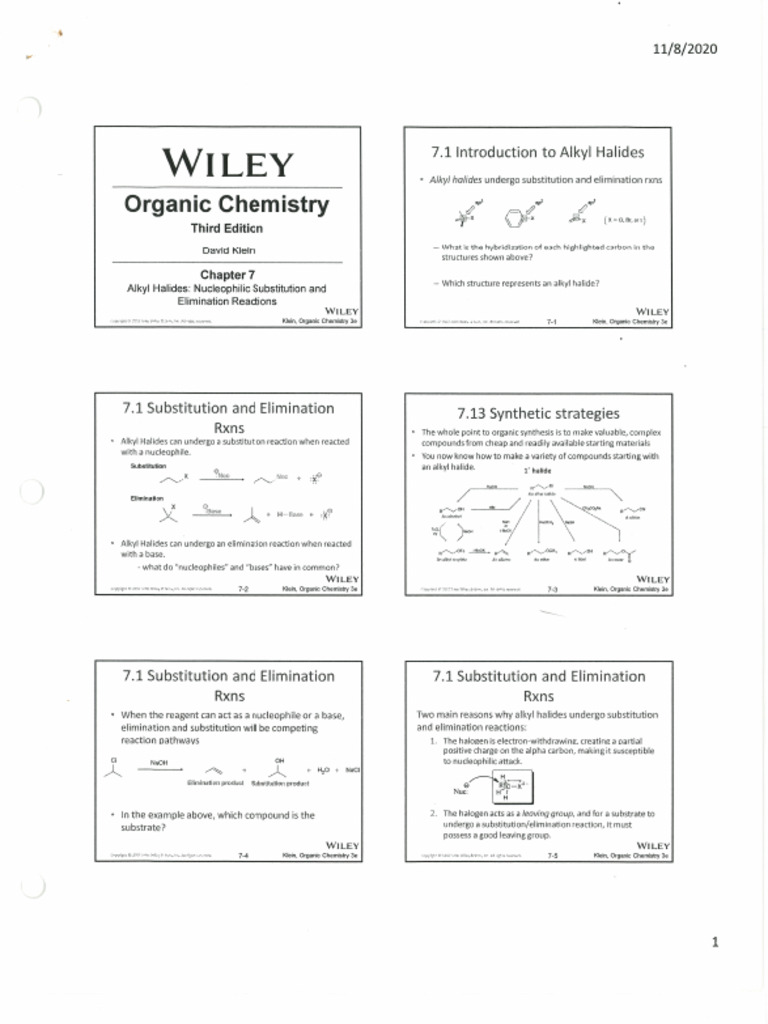 Organic Chem PT 1. | PDF