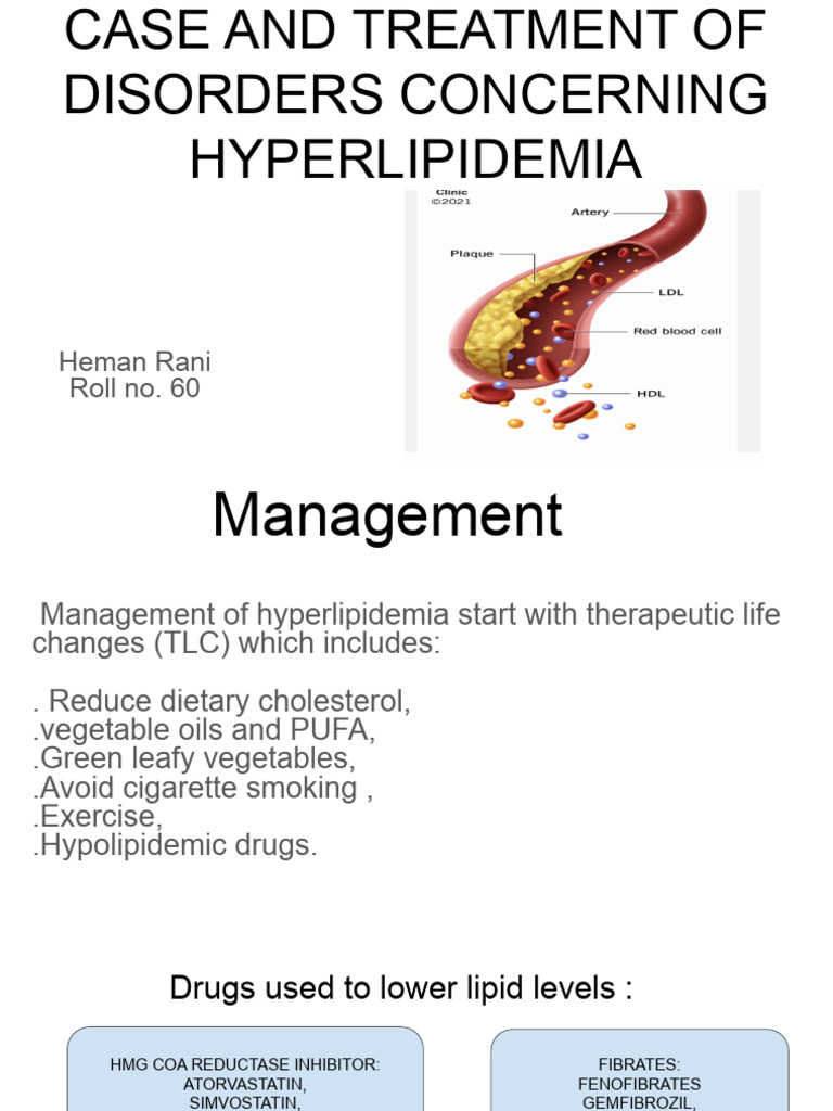 Case and Treatment of Various Diseases Concerning Hyperlipidemia-1 | PDF