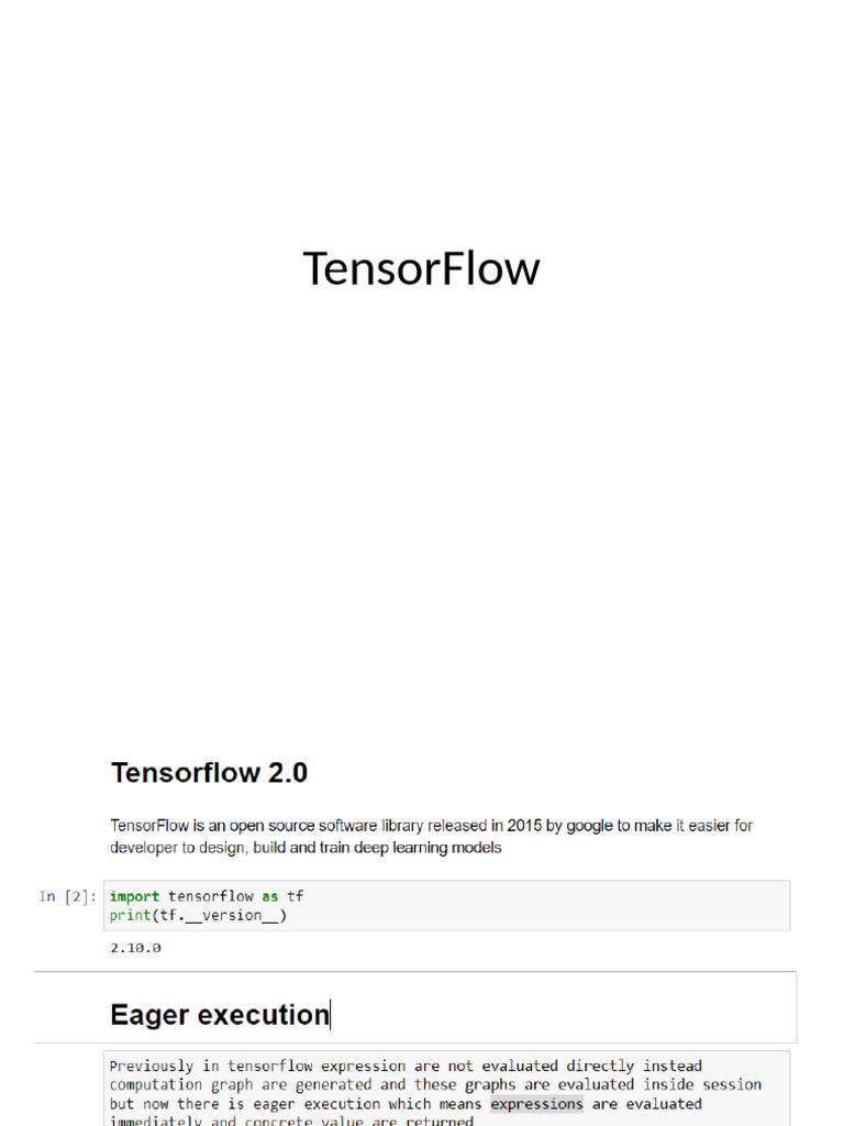 5 TensorFlow | PDF