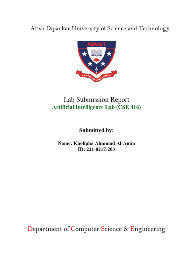 Lab Submission Report 06 | PDF
