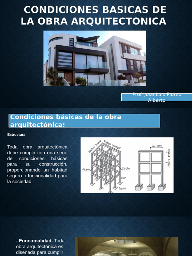 Condiciones Basicas de La Obra Arquitectonica | PDF | Barrio residencial | Zonificación