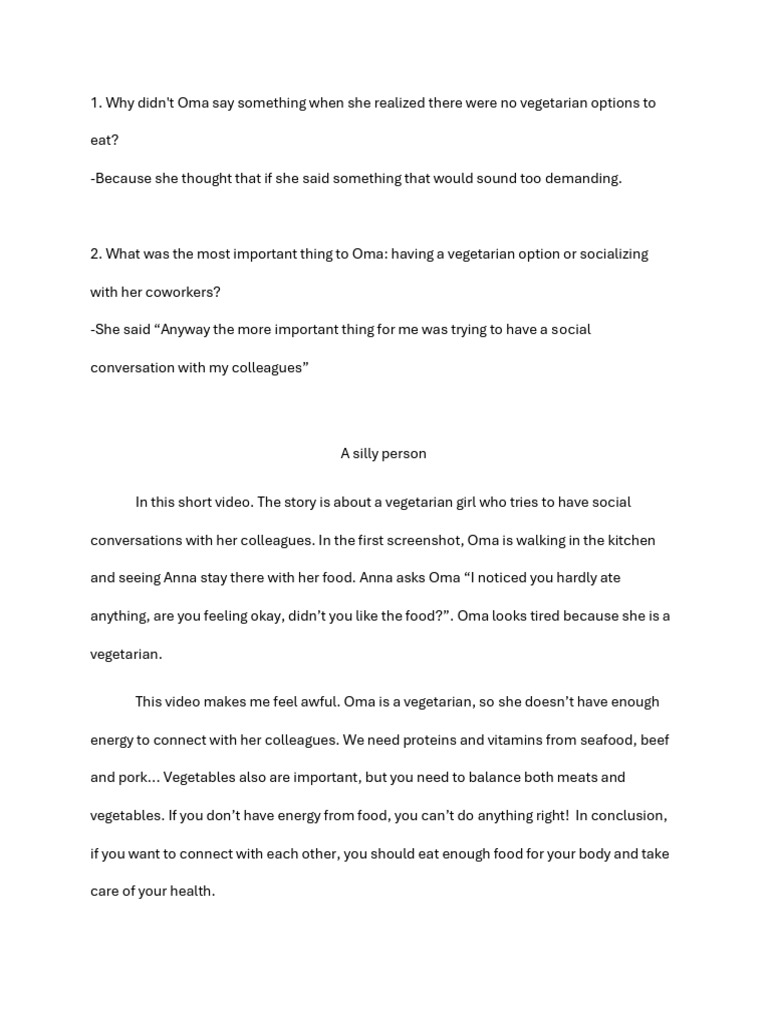 A Silly Person | PDF