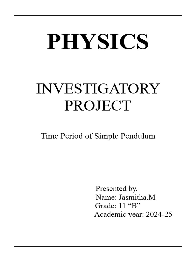 Jasmitha Physics 11 | PDF