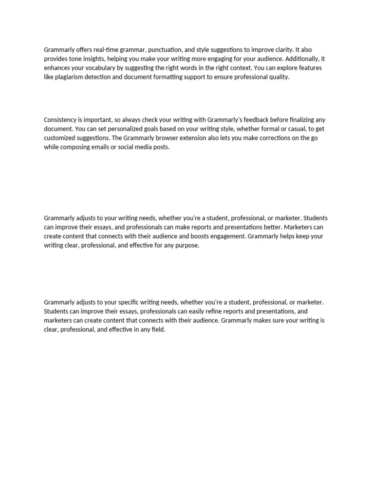 Grammarly Offers Real | PDF