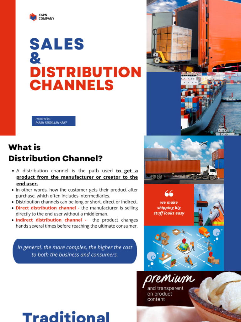 sales and distribution channel | PDF | Market (Economics) | Business ...