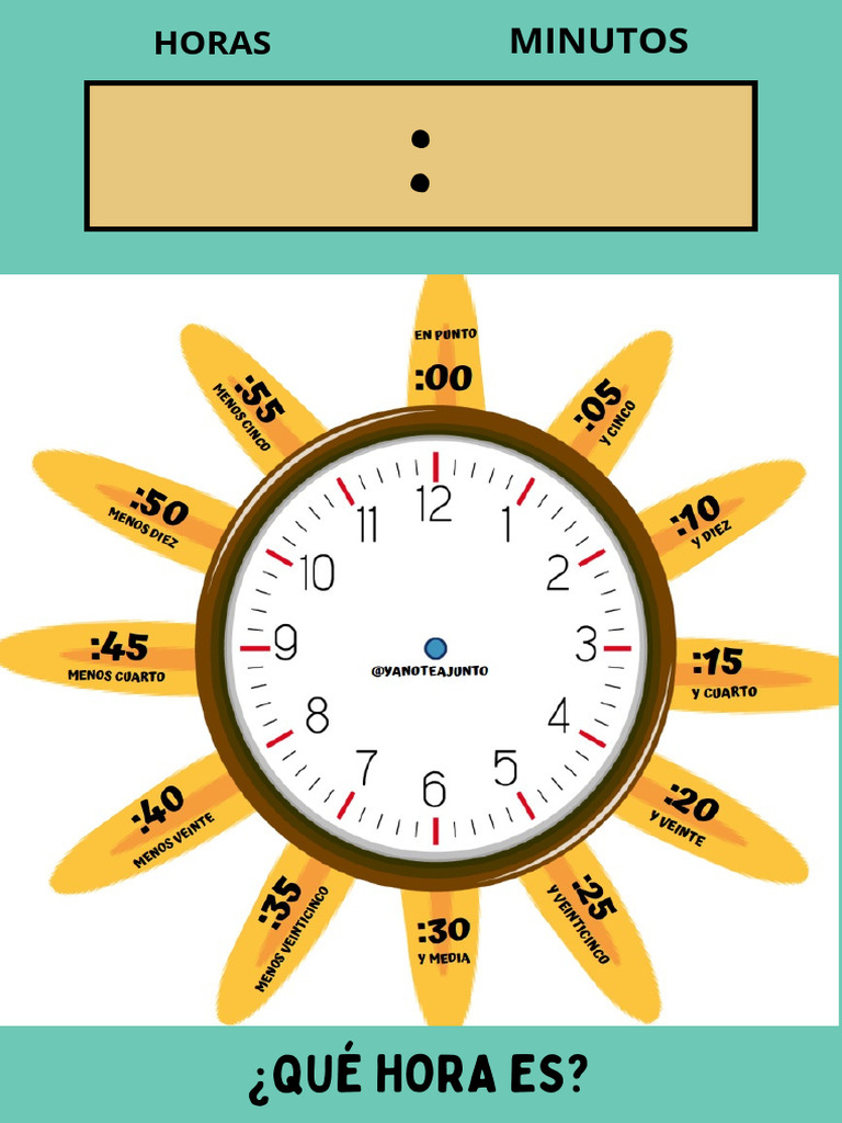 Write and Wipe Clock Worksheets in Colorful Clock Illustrative Style | PDF