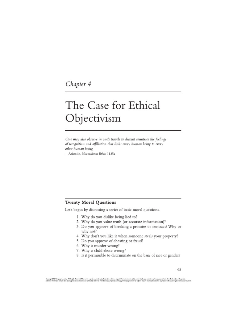 Ethical Objectivism Pojman | PDF
