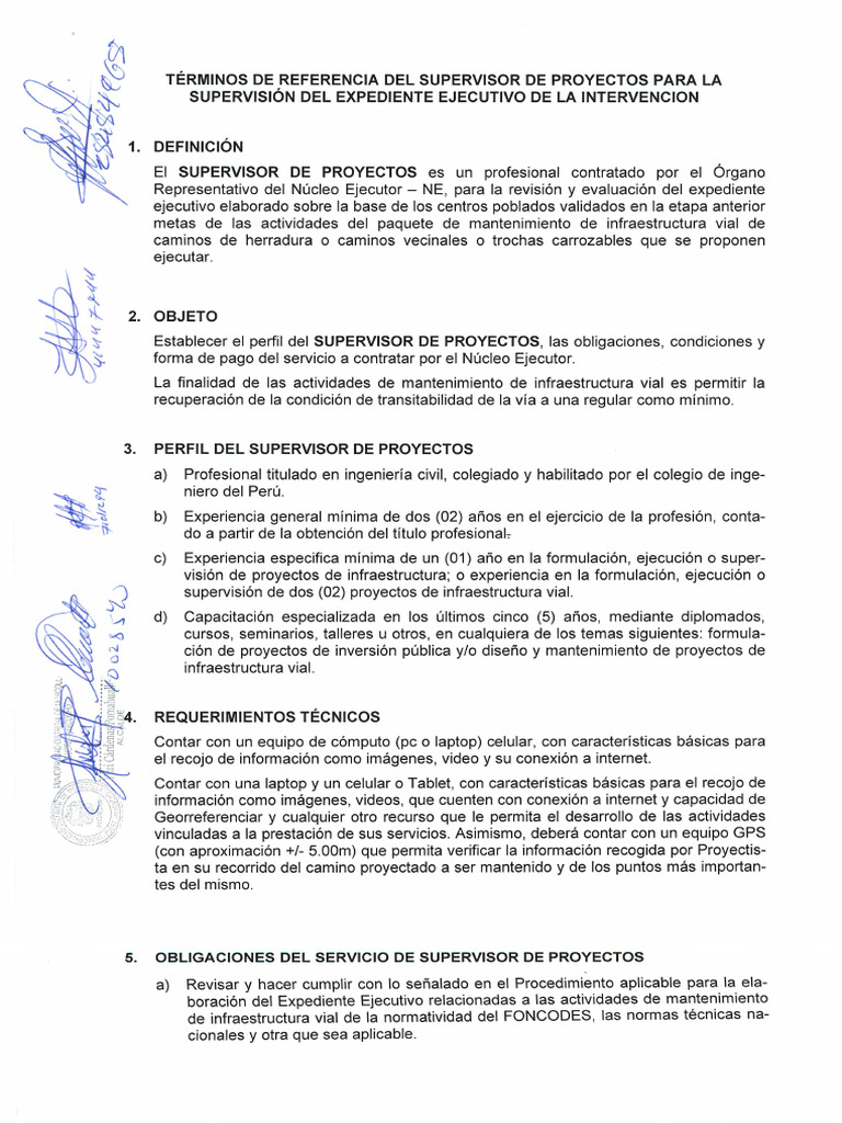 TDR de Supervisor | PDF