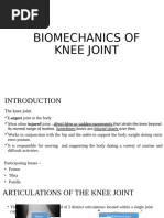 Biomechanics of Knee Joint | PDF | Knee | Human Leg