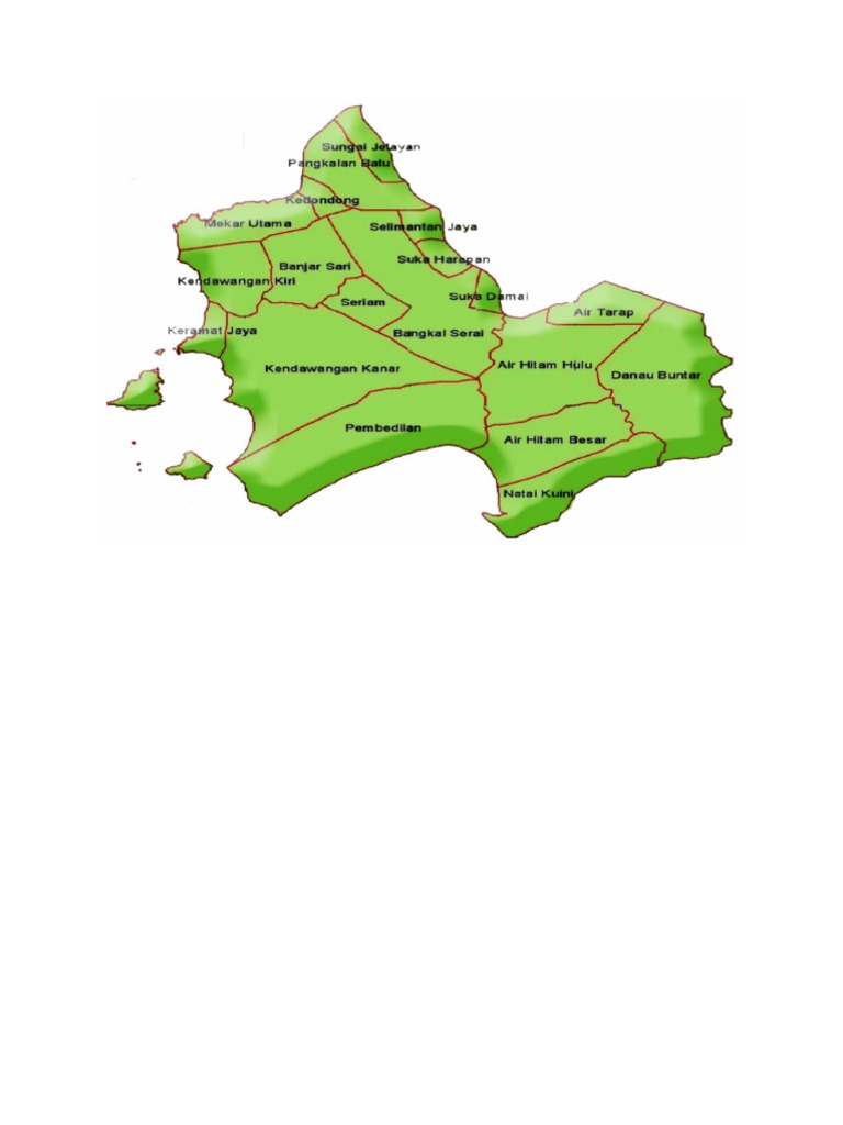 Data Peta Kec. Kendawangan | PDF