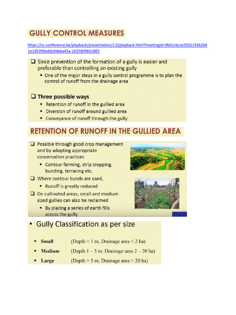 Gully Control Measures - 065514 | PDF
