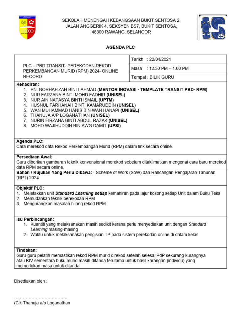 PLC - Perekodan Rekod Transit RPM Secara Online | PDF
