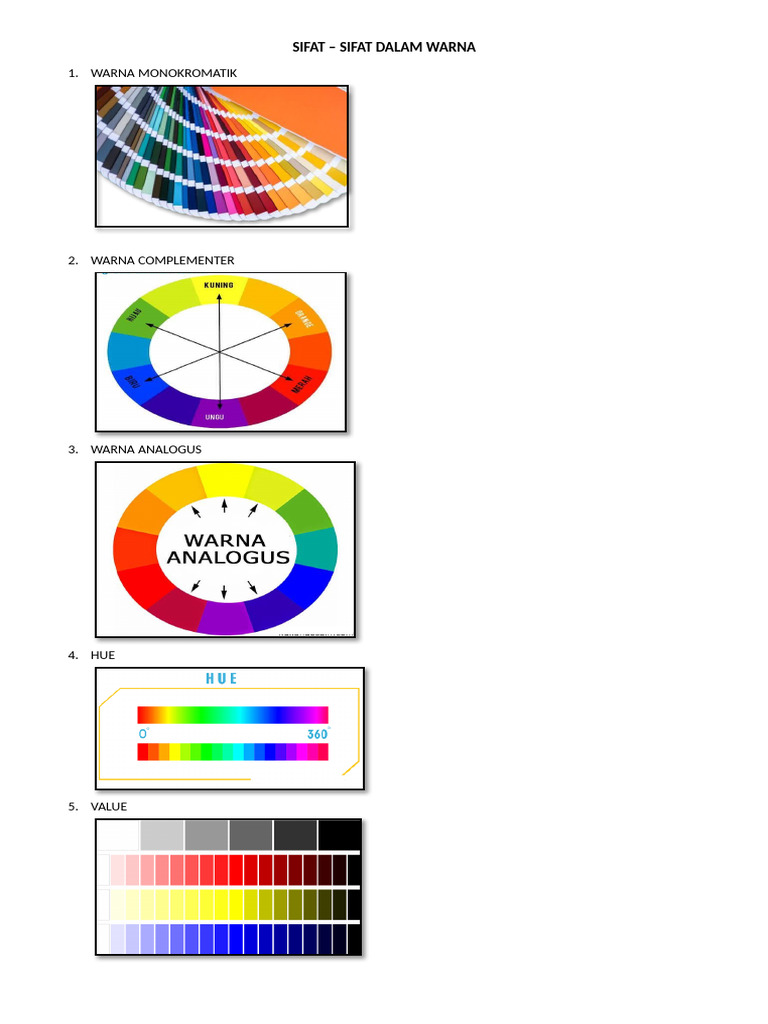 WARNA MONOKROMATIK | PDF