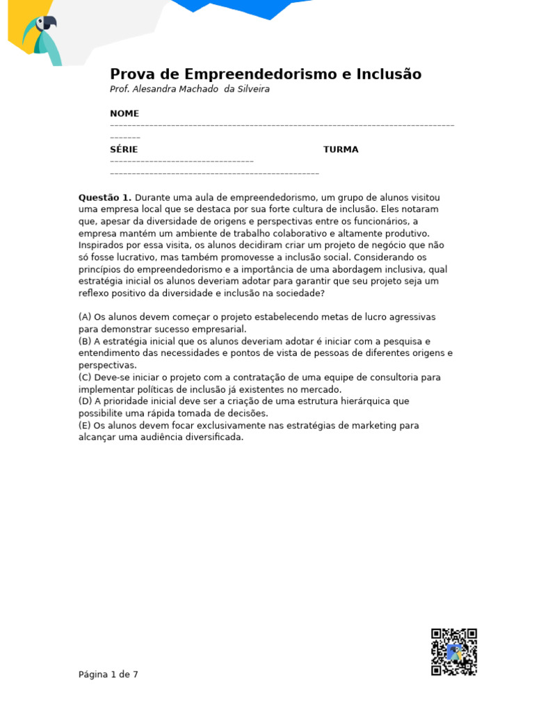 Empreendedorismo e Inclusão Social | PDF | Empresa Startup | Microempresas e Empreendedores