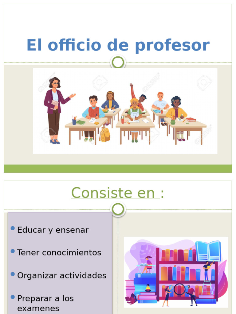 El Officio de Profesor | PDF