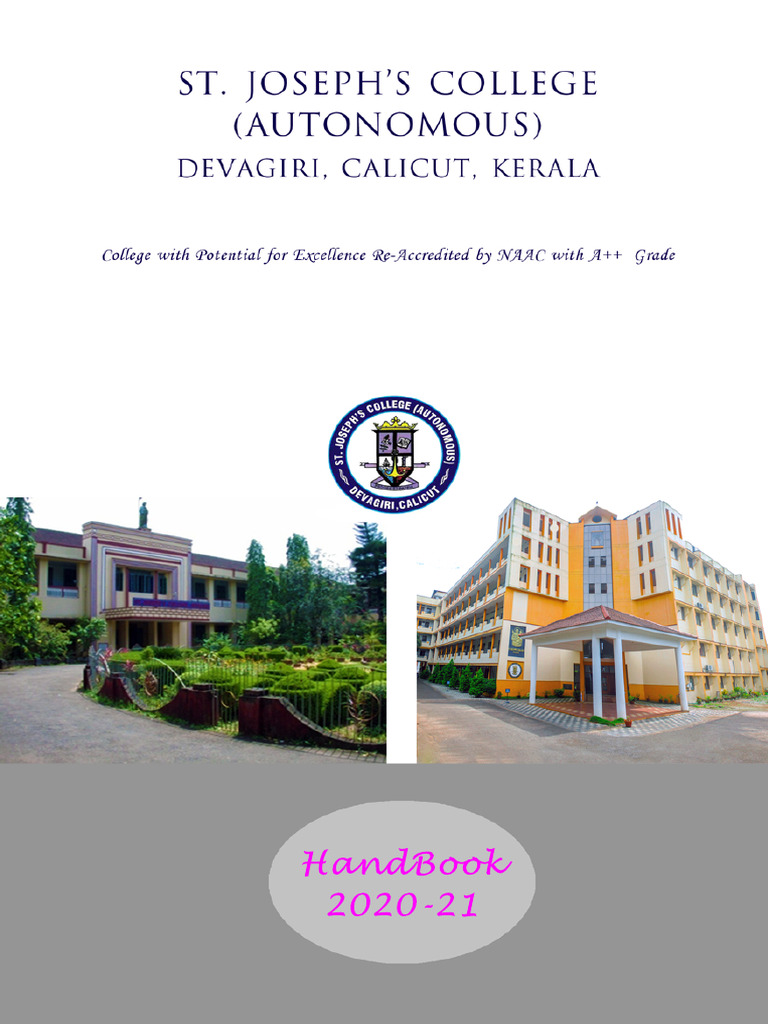Devagiri College Handbook 2020-21 | PDF