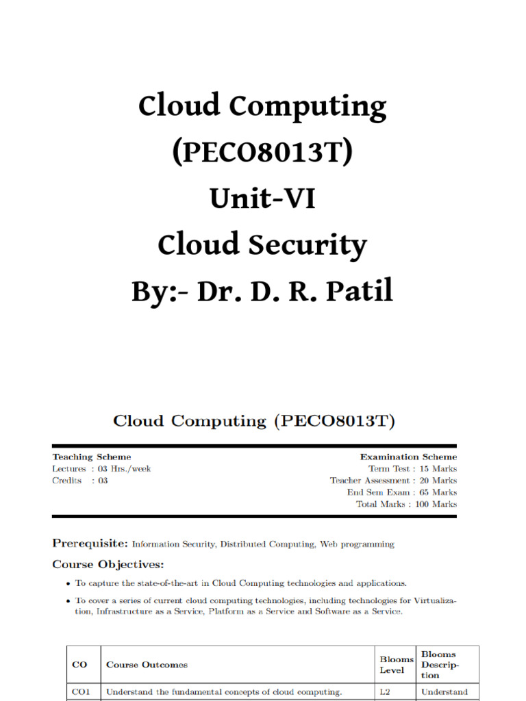 Unit 6 | PDF | Cloud Computing | Software As A Service