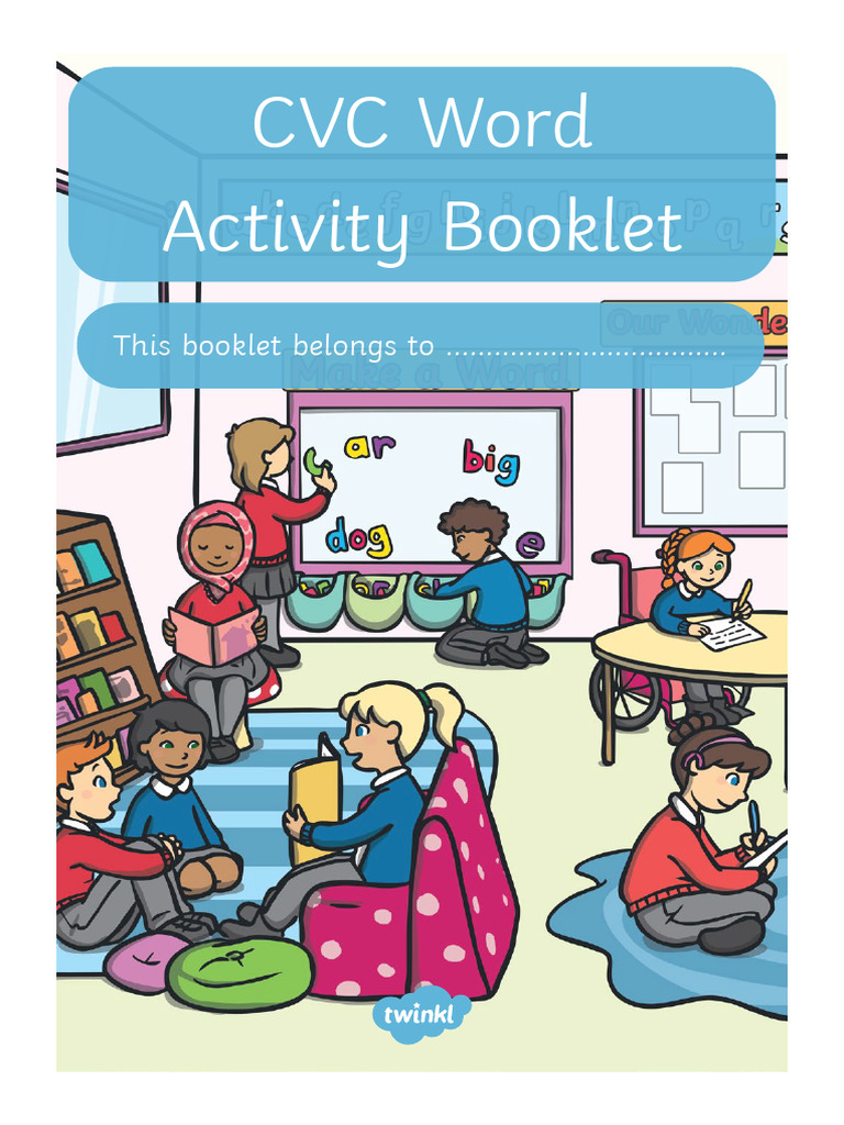 CVC Word Activity Booklet v6 | PDF