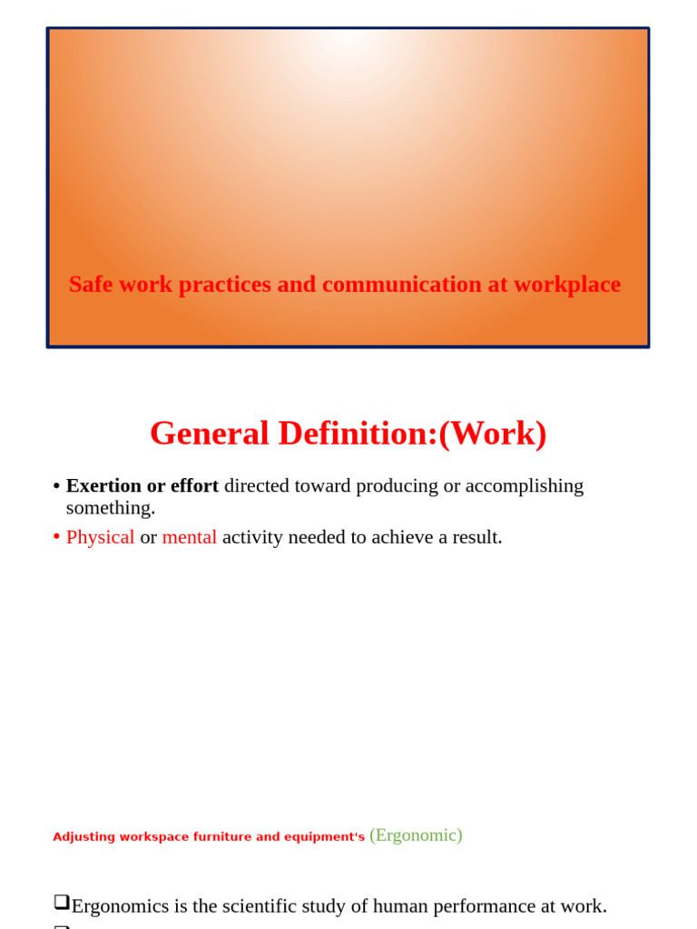 Communication at Work Place | PDF