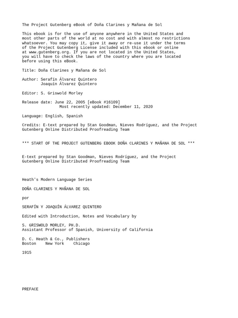 PG 16109 | PDF | Project Gutenberg