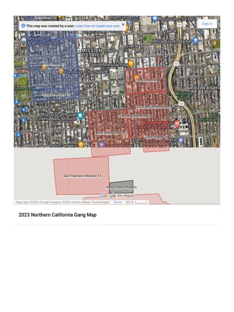 2023 Northern California Gang Map | PDF