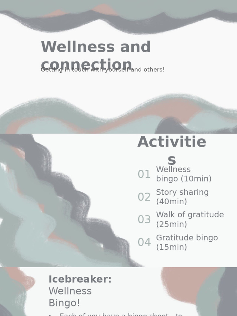 Wellness Session Outline | PDF