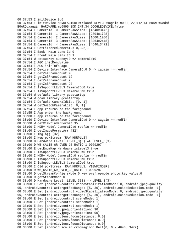 Log 20250521 | PDF | Mobile Phones | Smartphone