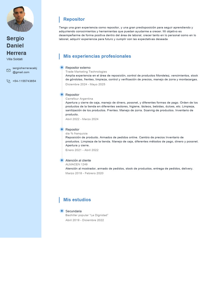 Sergio Daniel Herrera | PDF | Economias | Business