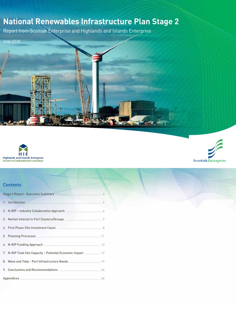 Scotland's Offshore Renewables Infrastructure Plan | PDF | Wind Power ...