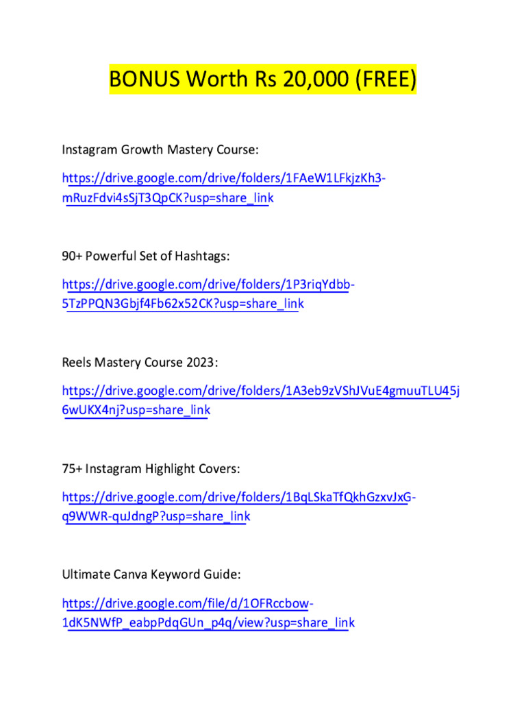 Bonus - PDF 20250513 082130 0000 | PDF