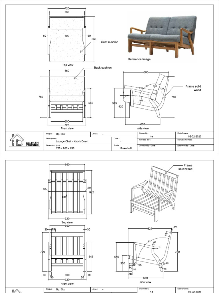 Lounge Chair - KnockDown | PDF