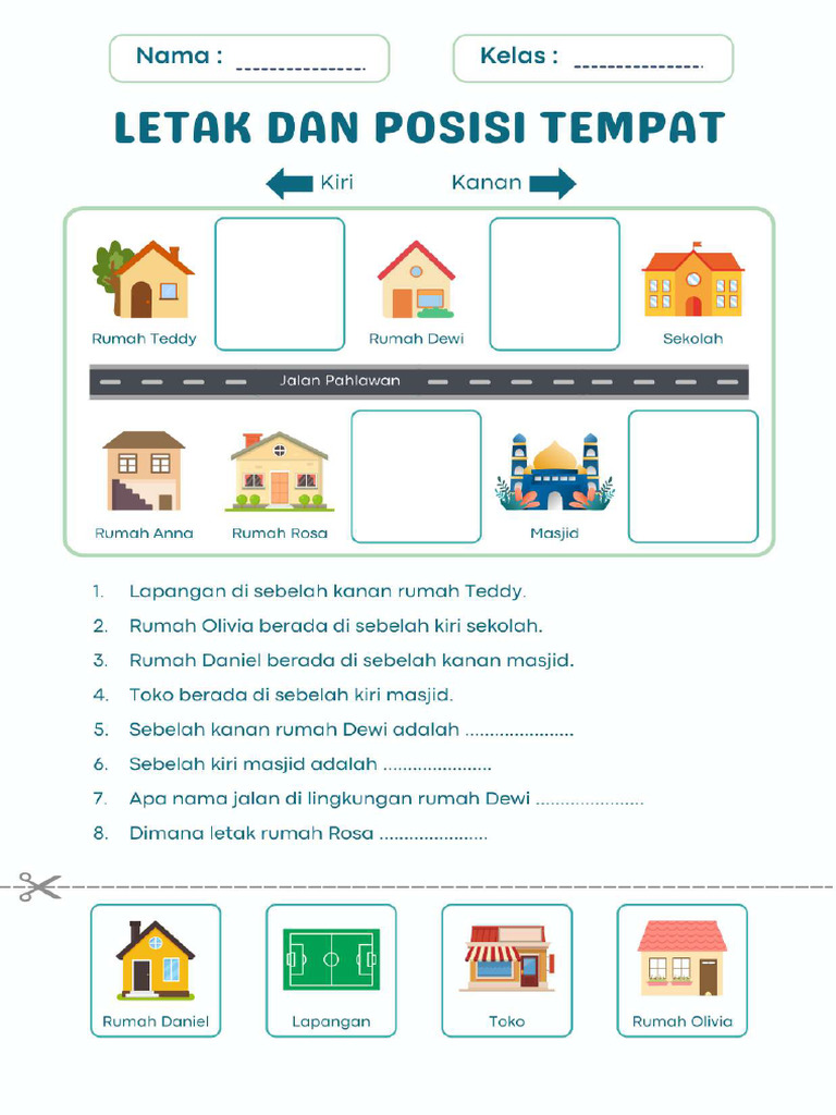 Letak Dan Posisi Tempat 1 | PDF
