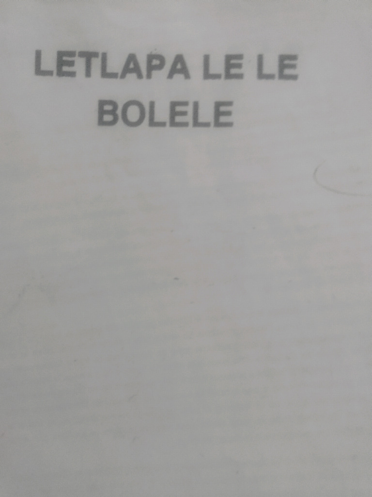 PDF - Phoenix - 2027 Letlapa Le Le Bolele | PDF