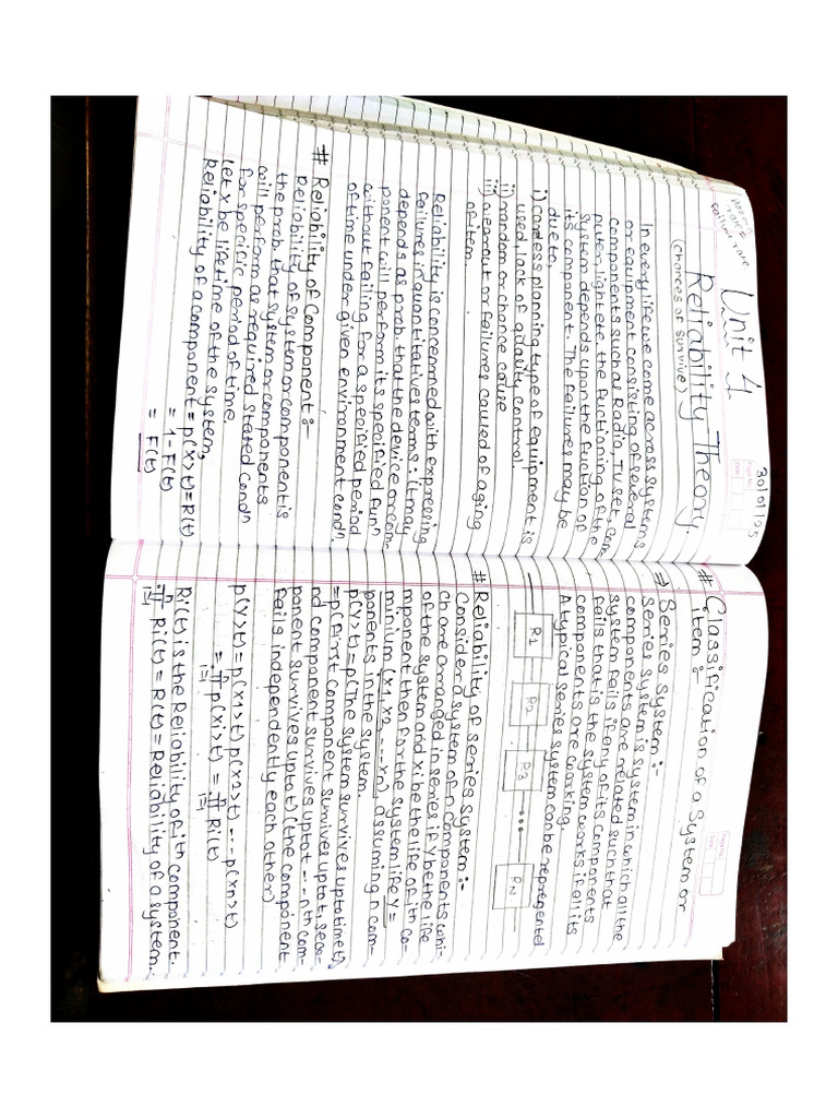 Reliability Paper 3 | PDF