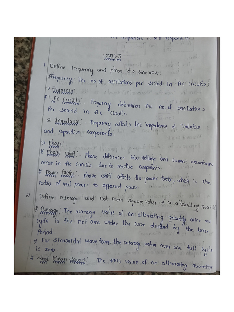 ECA 2m Unit 3 | PDF