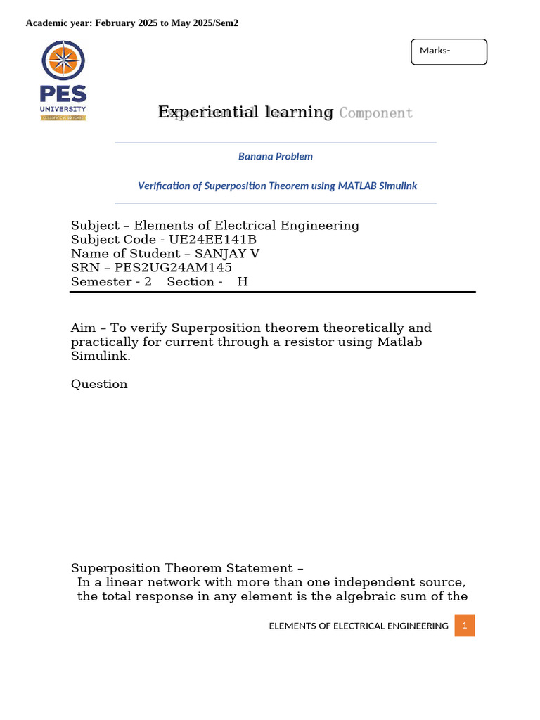 Electrical Problem | PDF