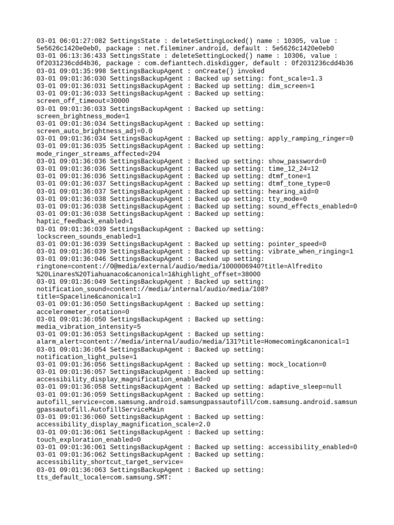 Settingsprovider | PDF | Software | Computing