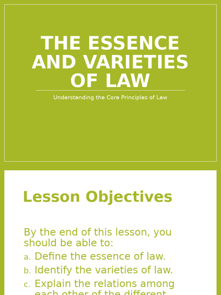 Essence Varieties of Law - 0 | PDF | Natural Law | Thomas Aquinas