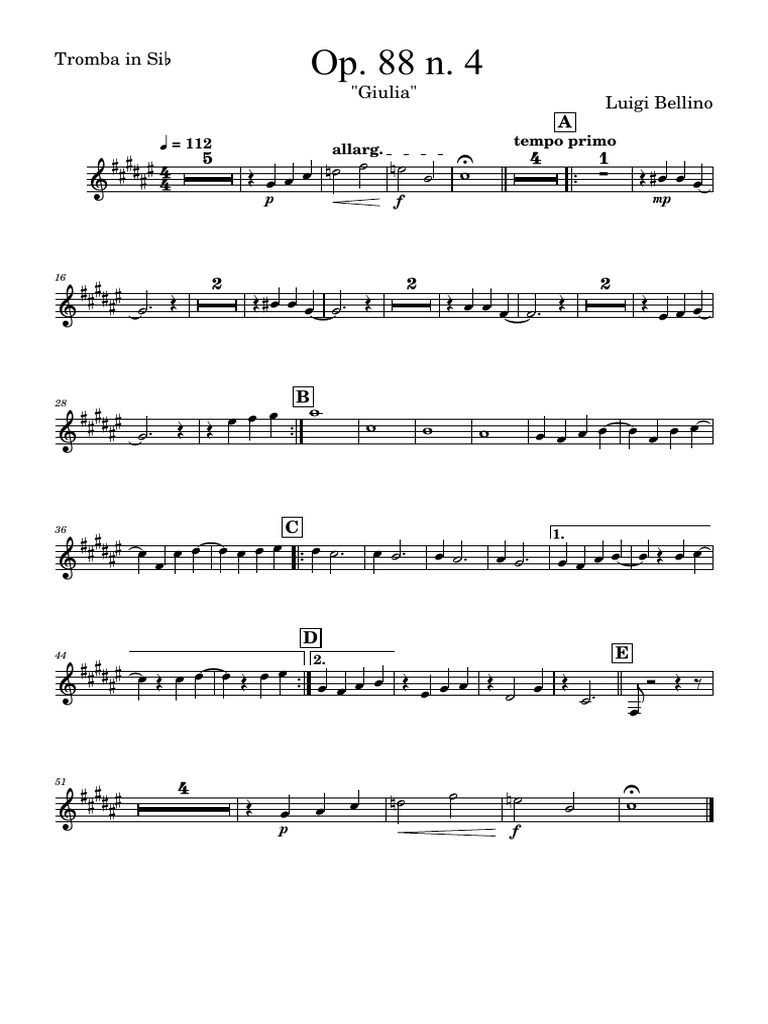 Balletto Op. 88 N 4 - Giulia PDF | PDF